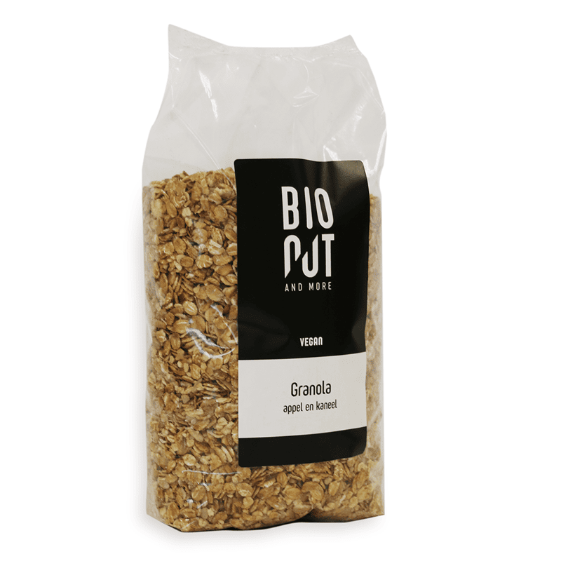 BioNut Granola appel en kaneel - 750 gram - Yoghurt.nl
