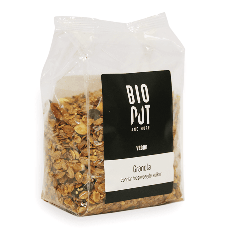 BioNut Granola zonder toegevoegde suikers - 400 gram - Yoghurt.nl